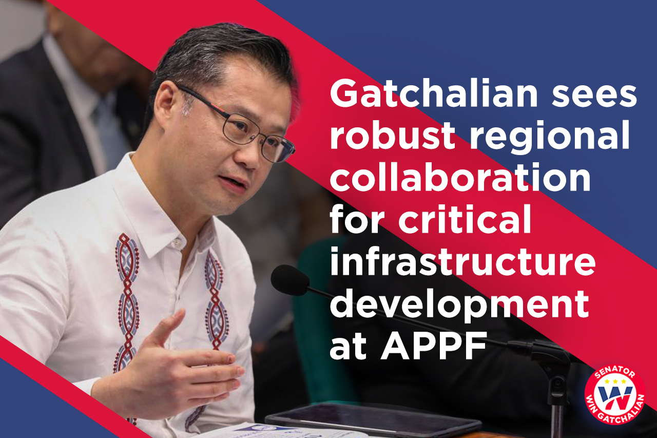 Gatchalian sees robust regional collaboration for critical ...